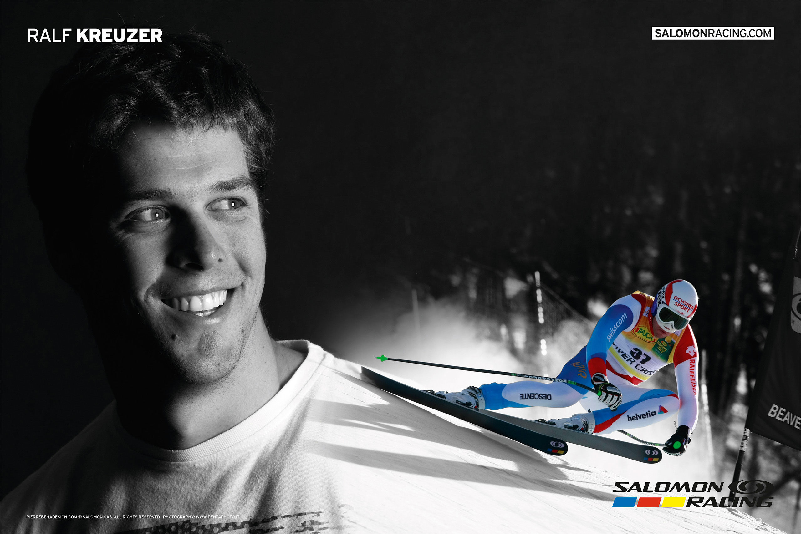 Poster & Carte postale — Salomon Snowboards — Deborah anthonioz