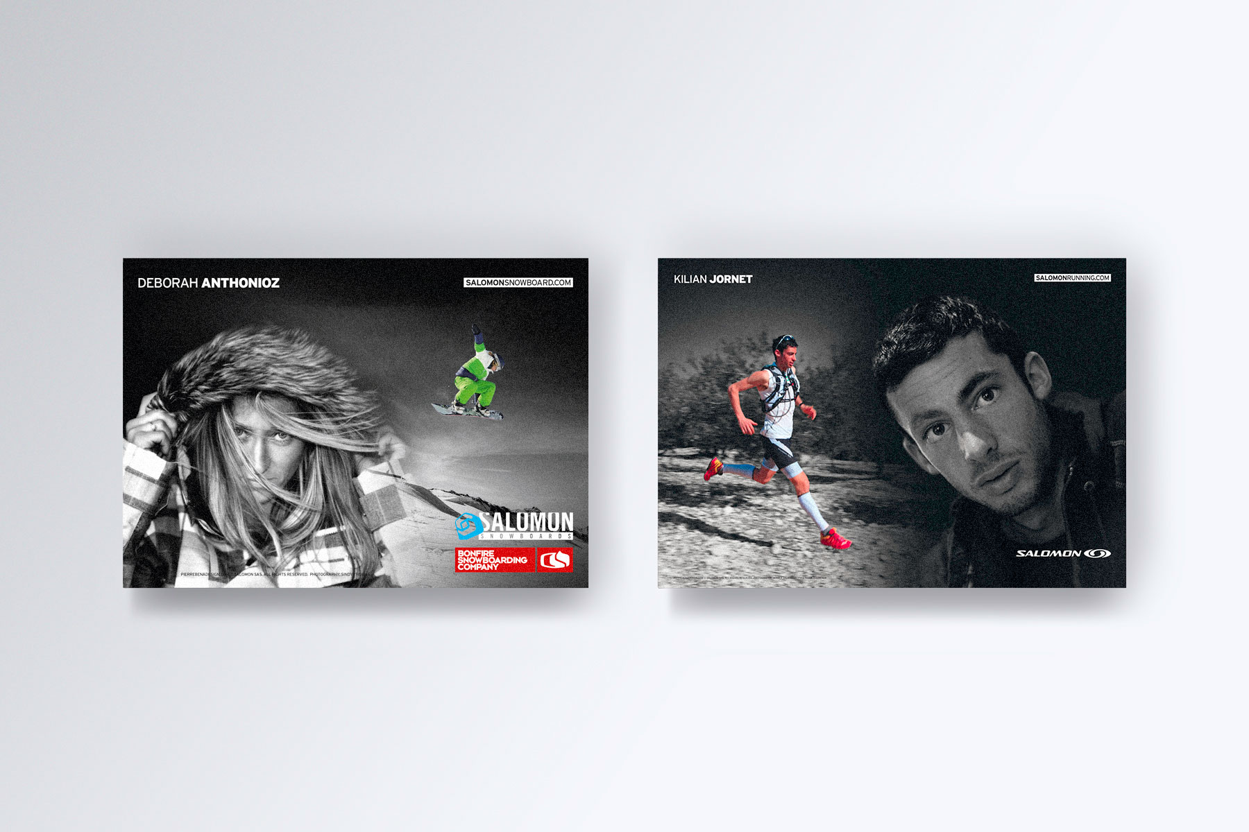 Poster & Carte postale — Salomon Snowboards — Deborah anthonioz